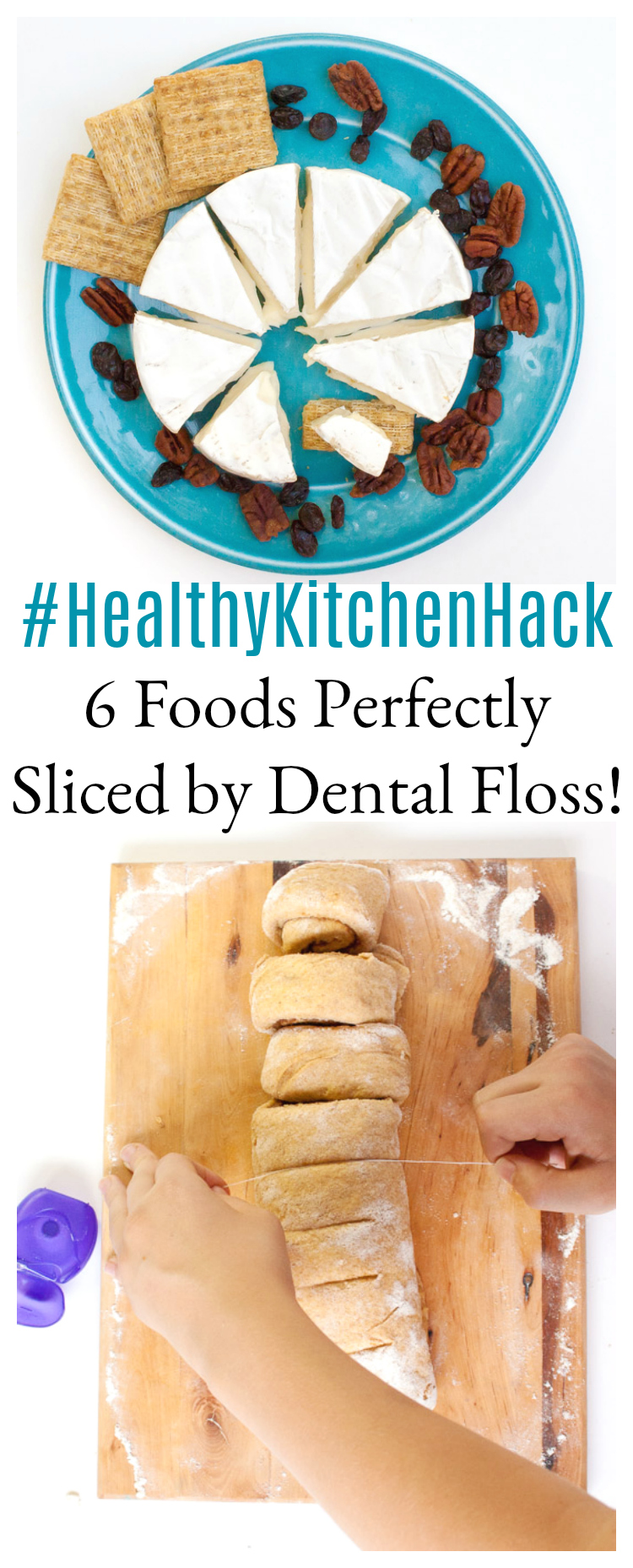 Use Dental Floss for Perfect Cuts in the Kitchen